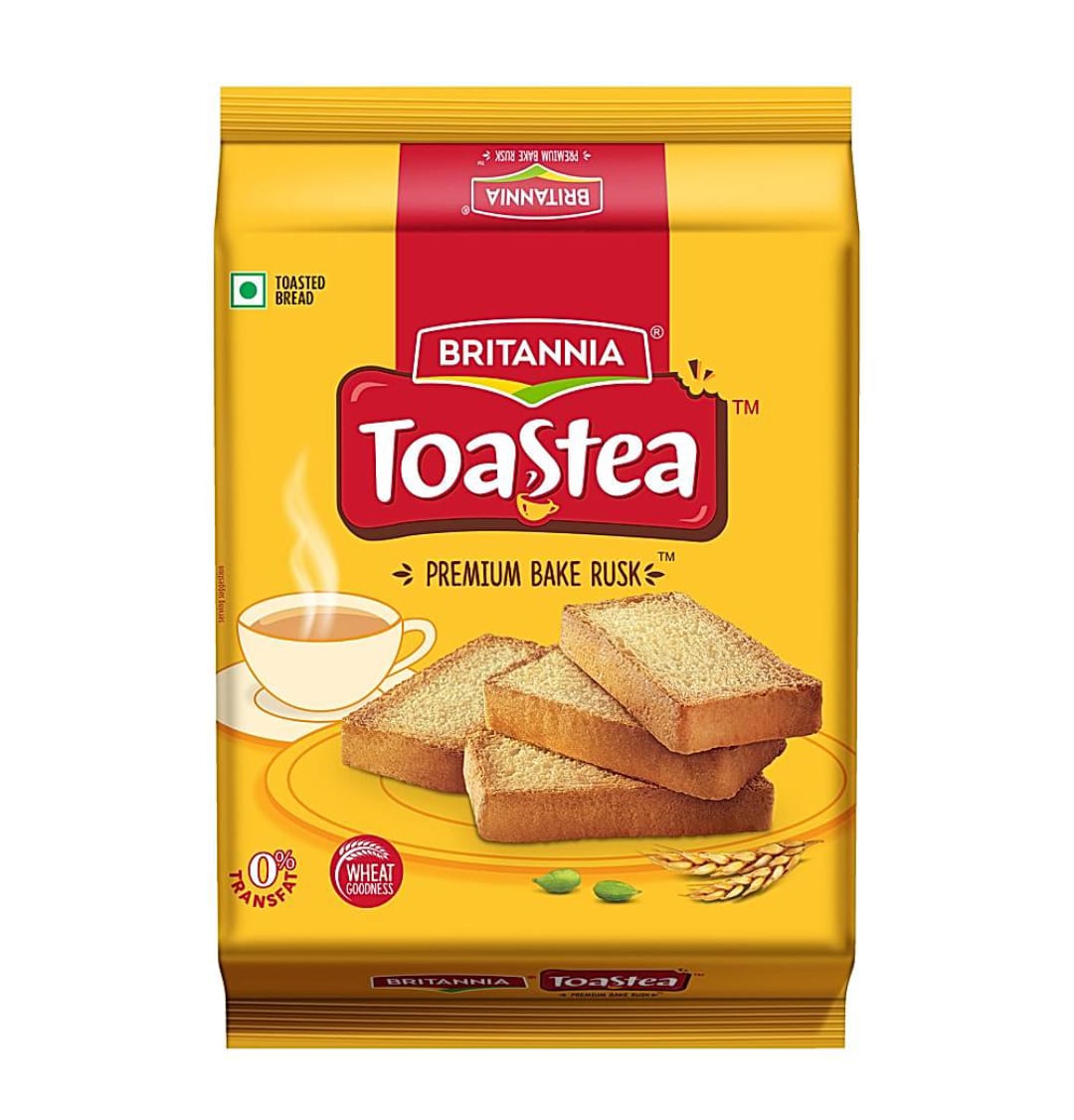 Britannia Toastea Premium Bake Rusk: 400 gms | Kraze